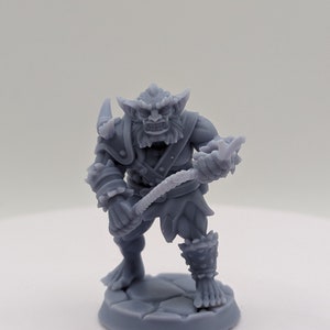 6pc Bugbear Barbarian Miniatures Set for Dnd 5e - 28mm/32mm Fantasy ...