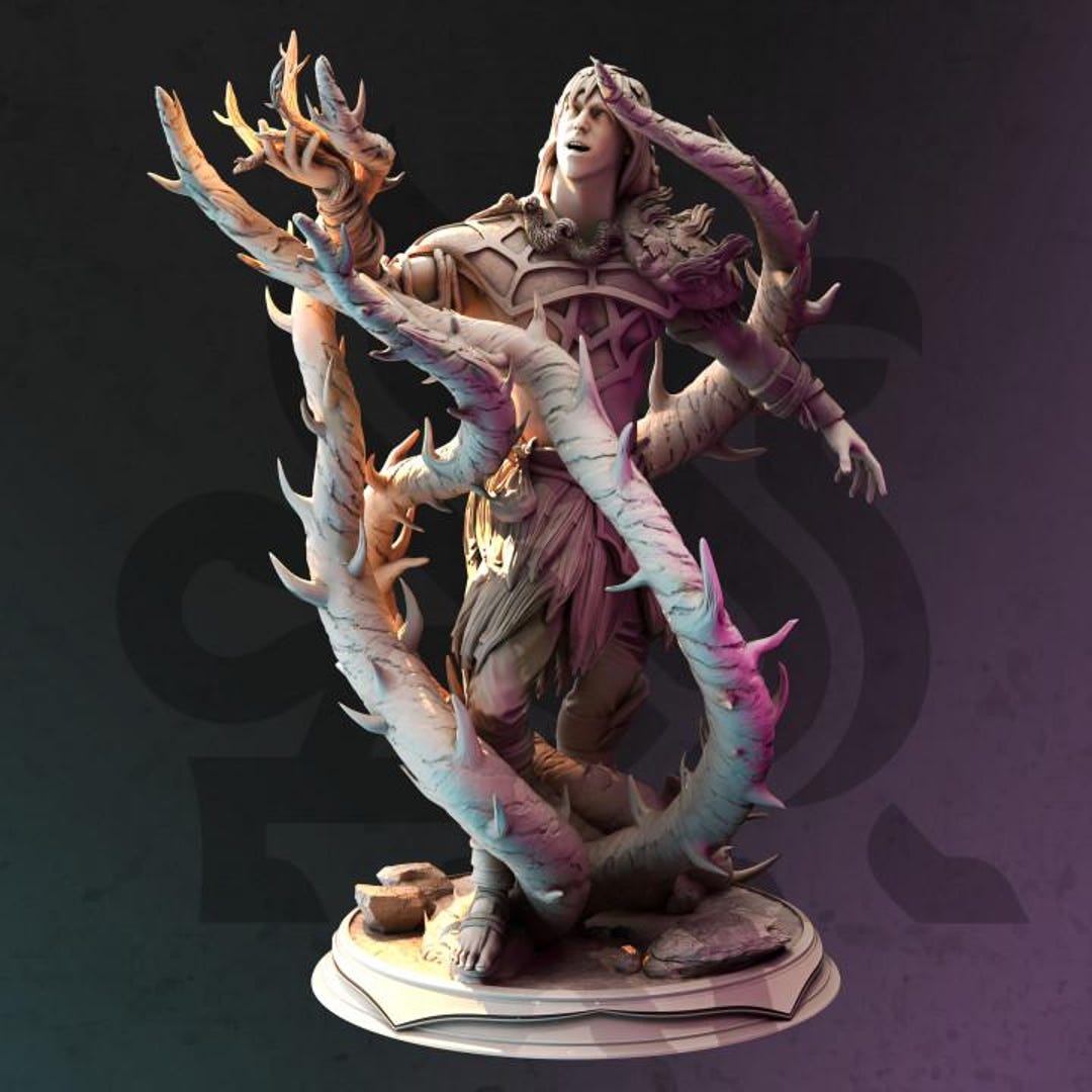 Swamp Monster Drow Miniature Dungeons and Dragons 28mm/32mm/38mm Mini ...