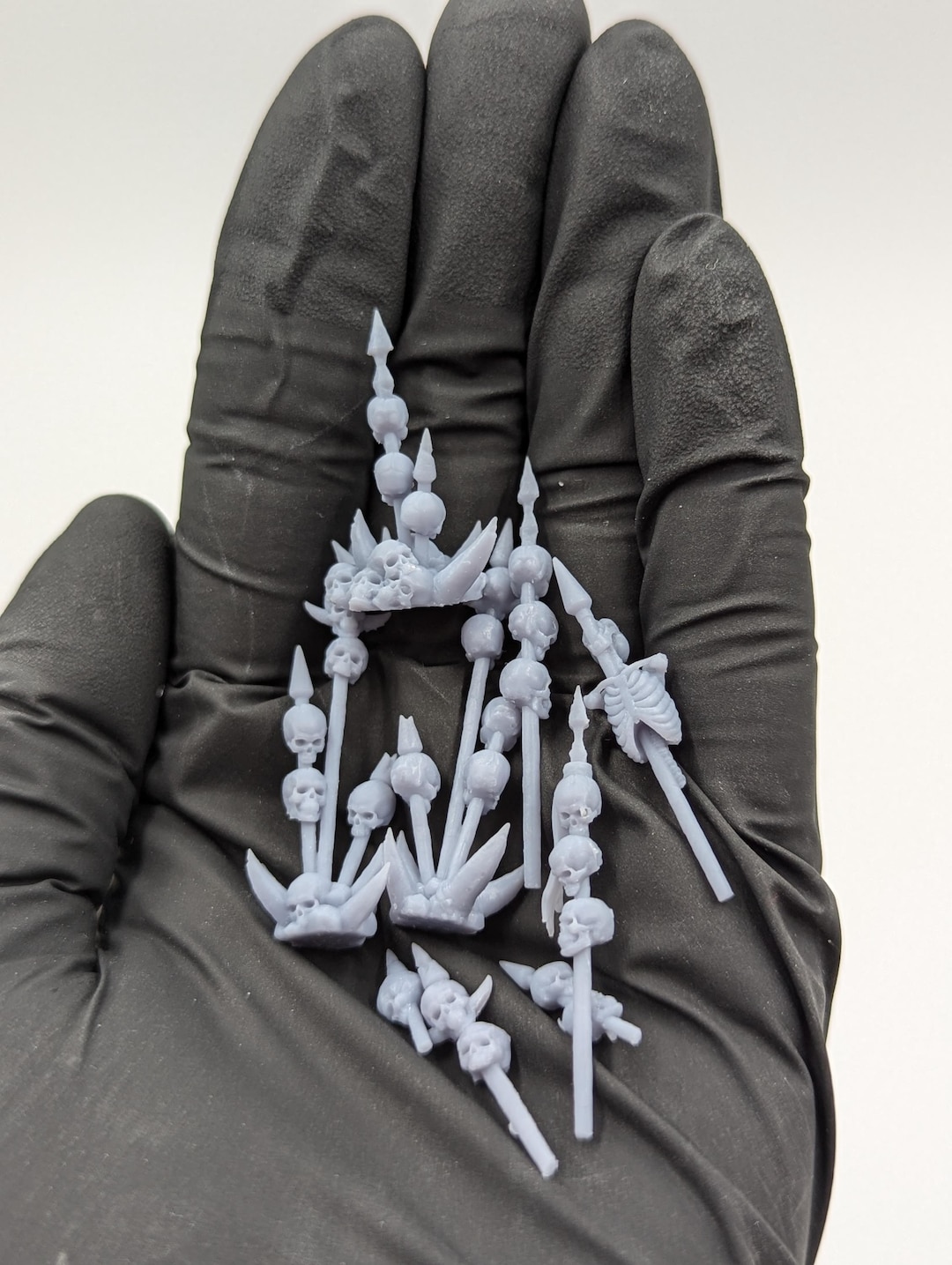 Skulls on Spears Dnd Dungeons and Dragons 28mm/32mm Chaos Skulls TTRPG ...