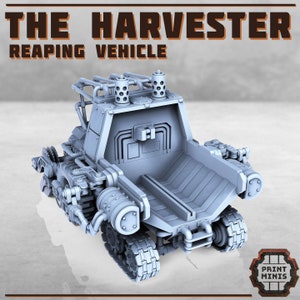 Harvester Truck Dnd Dungeons and Dragons 28mm/32mm Wargame Farm Truck ...