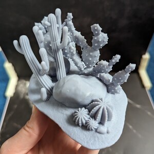 Large Cacti Dnd Dungeons and Dragons 28mm/32mm Desert Scatter Terrain ...