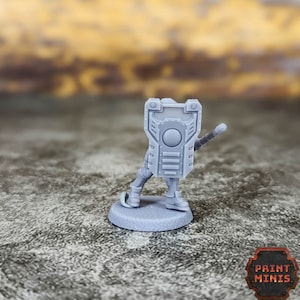 9pc Police Miniature Npcs Dnd Dungeons and Dragons Scifi Wargame RPG ...