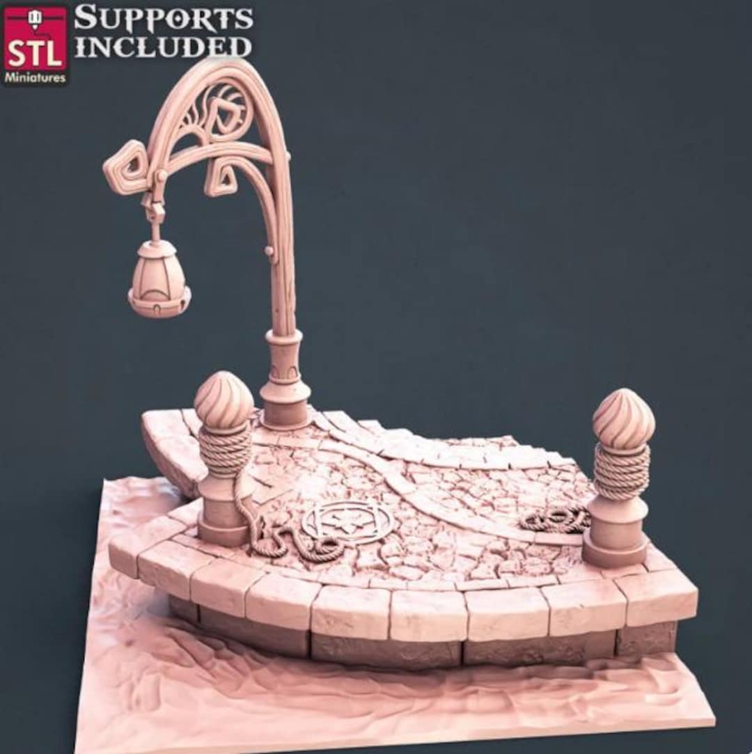 Elven Dock Dnd Dungeons and Dragons 28mm/32mm TTRPG Fantasy Wargame ...