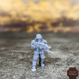 Male Infantry - Kaledon Fortis, City Watch, Cyberpunk, Scifi Miniatures ...