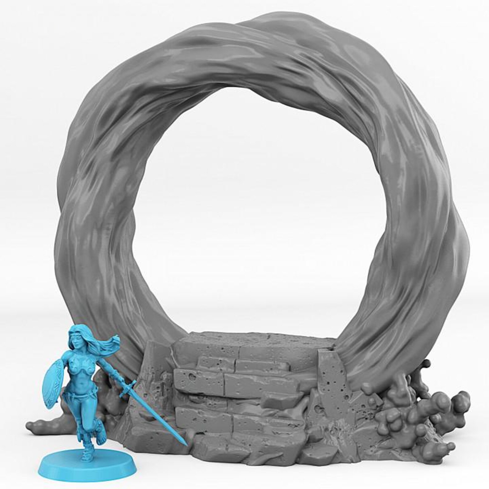 Elemental Water Portal Miniature Dnd Dungeons and Dragons TTRPG Wargame ...