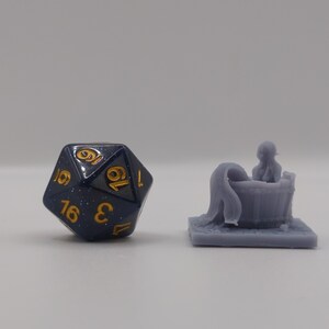 Mermaid Dnd Dungeons and Dragons 28mm/32mm Dark Piers Mermaid Miniature ...