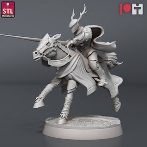 Jousting Set, Medieval Dnd, Dungeons and Dragons, Knight Miniatures ...