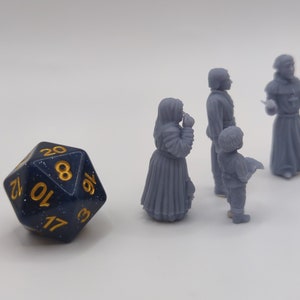 Wedding Miniature Set for Dnd, Dungeons and Dragons, Village ...
