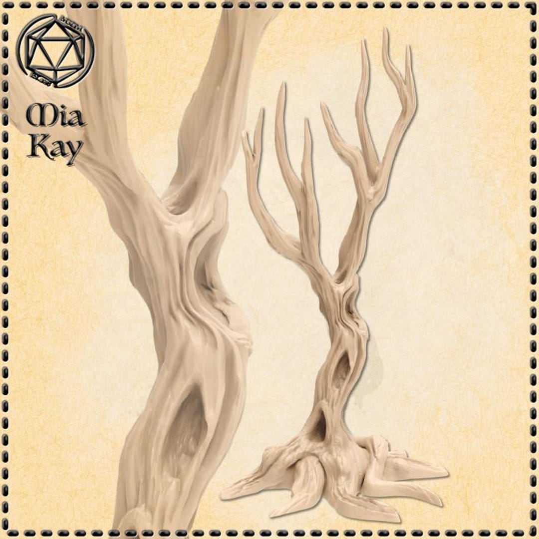 Spooky Tree for Haunted Forest Dnd Dungeons and Dragons 28mm/32mm ...