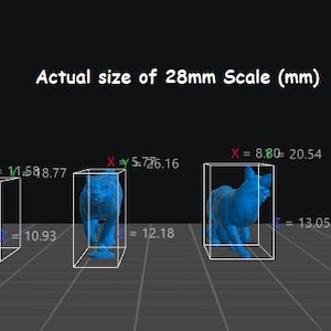 7pc Red Foxes Dnd Dungeons and Dragons 28mm/32mm Fox Miniature Scatter ...