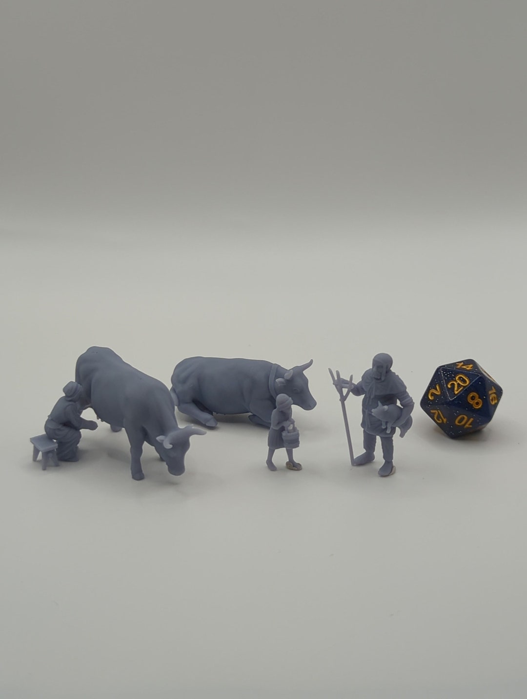 Barnyard Miniature Set for Dnd, Dungeons and Dragons, Farm Scenes ...