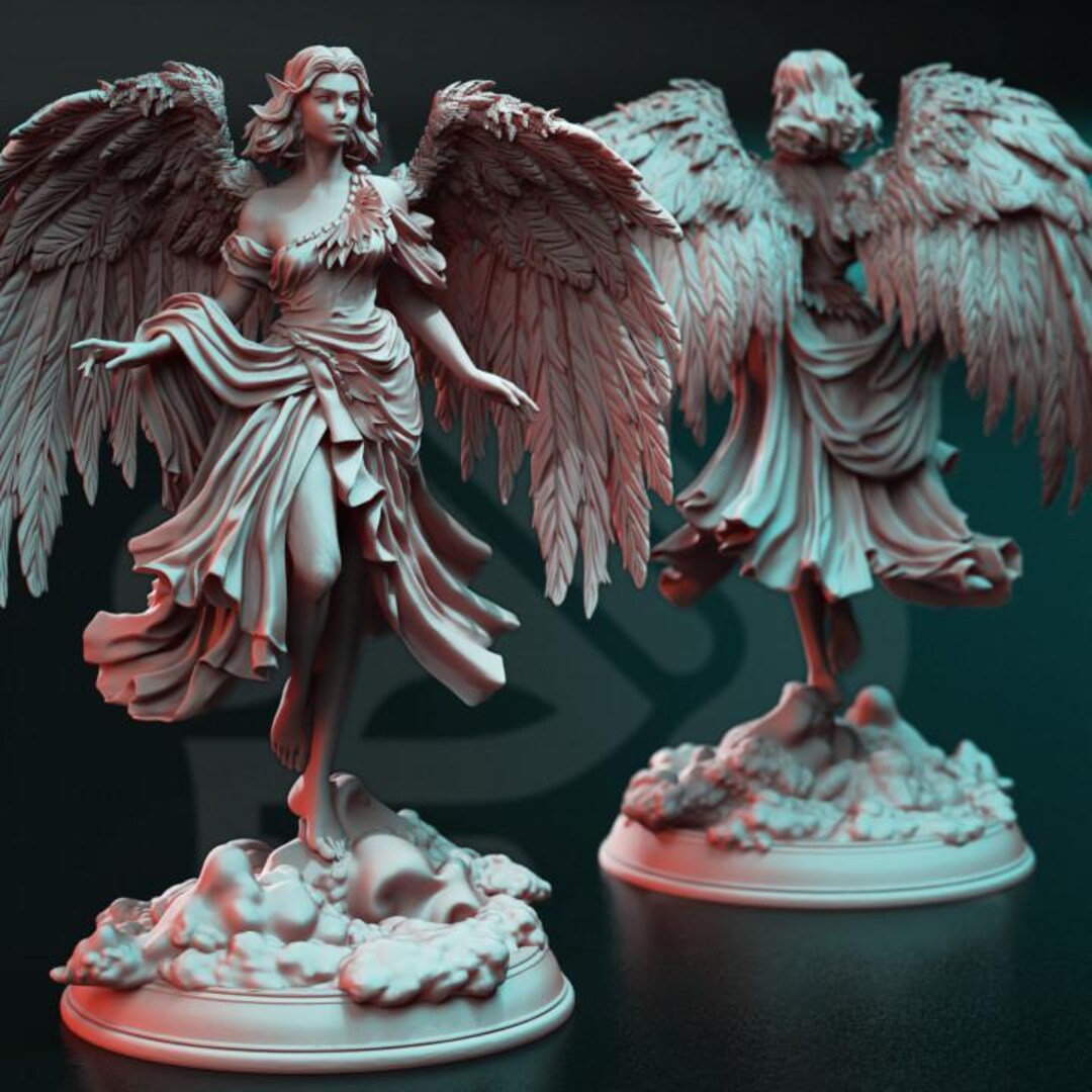 Celestial Angel of Love Dnd Dungeons and Dragons 28mm/32mm TTRPG ...