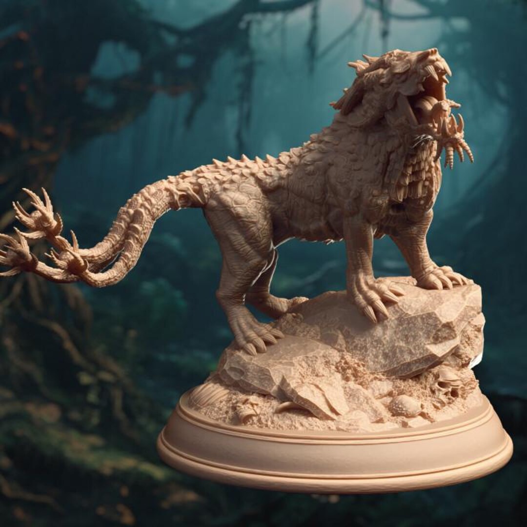 Godless Panther - Estranith | 28mm/32mm/38mm TTRPG Godless Isle Fantasy ...