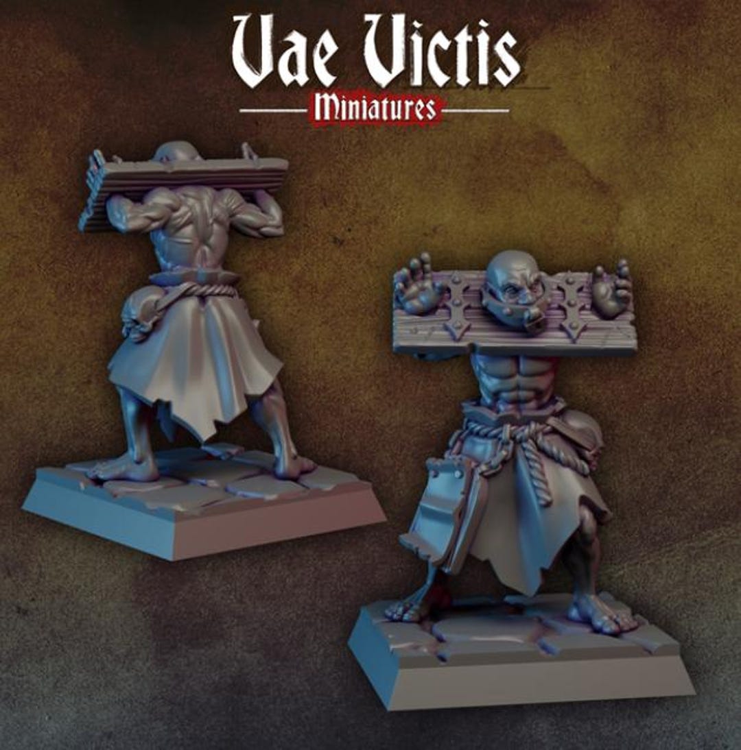 Flagellant 05 Captured Prisoner of War Dnd Dungeons and Dragons 28mm ...