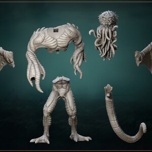 Primordial One Miniature Eldritch Horror Dnd Boss Tabletop RPG Figurine ...