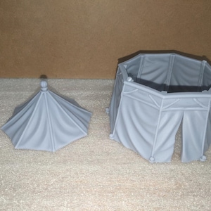 Tent Miniature for Dnd Dungeons and Dragons 28mm/32mm Scale War Camp ...