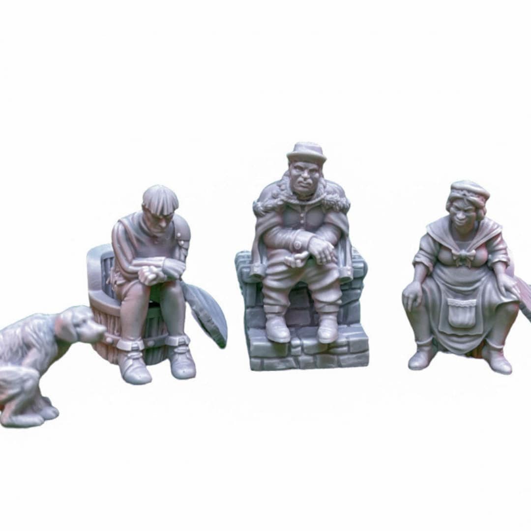 Toilets and Npcs Dnd Dungeons and Dragons 28mm/32mm Miniature Scatter ...