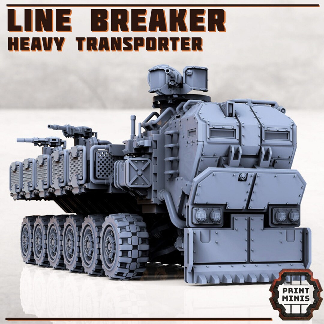 Colossus Heavy Transport Linebreaker Miniature Wargame Vehicle for Dnd ...