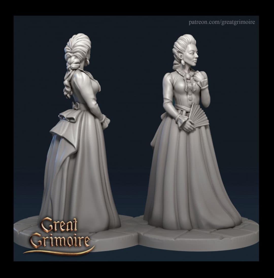 Irene Milady Dnd Dungeons and Dragons 28mm/32mm TTRPG Fantasy Miniature ...