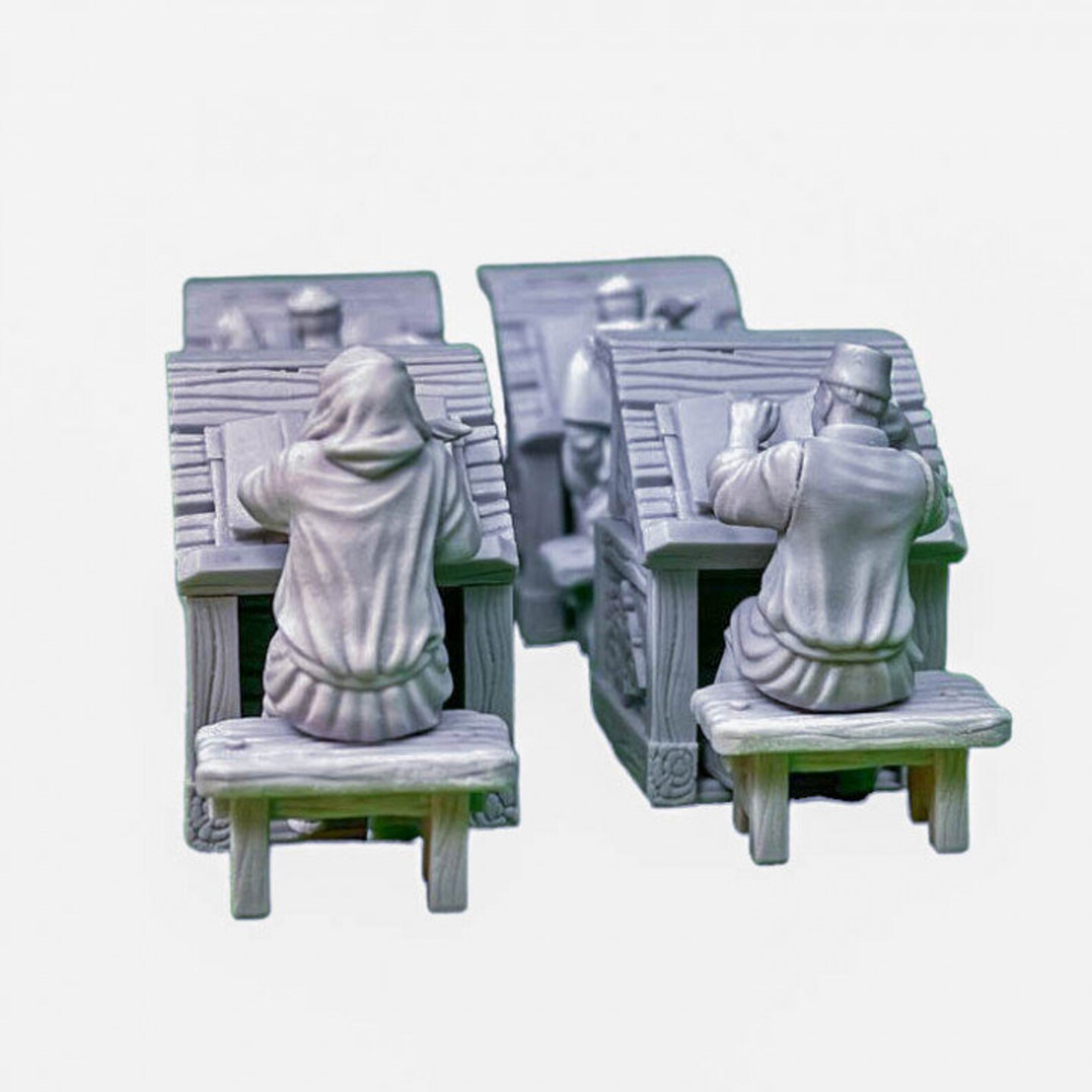 28-32mm Scale, Monk-copyist, Dnd, Dungeons and Dragons, Medieval ...