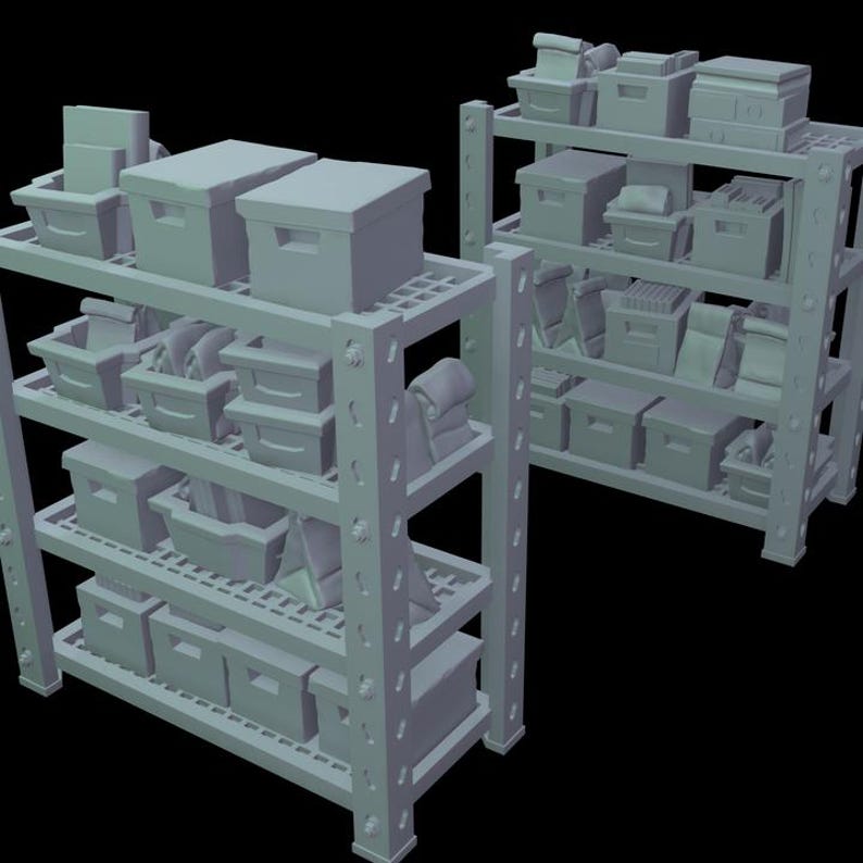 Police Office Miniature Scatter Terrain Office Furniture Dnd Dungeons ...