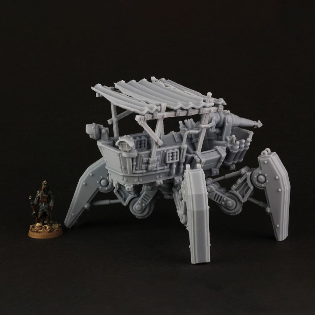 Scrap Walker, Wargame Miniatures, TTRPG, 20mm 28mm 32mm, Scifi ...
