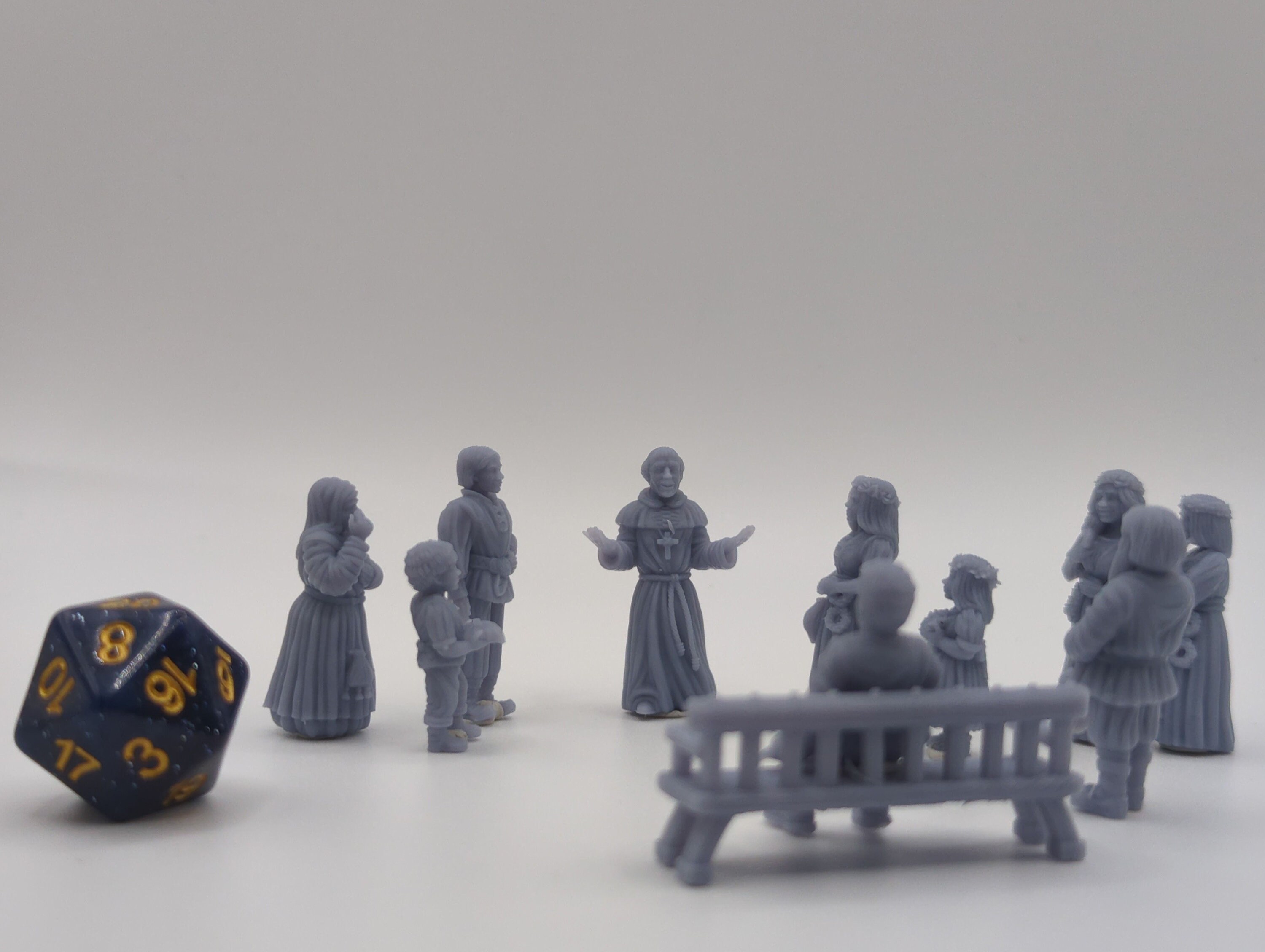 Wedding Miniature Set for Dnd, Dungeons and Dragons, Village ...