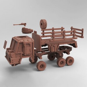 Pickup Truck Sci Fi Vehicle 28mm 32mm Dungeons and Dragons Dnd ...