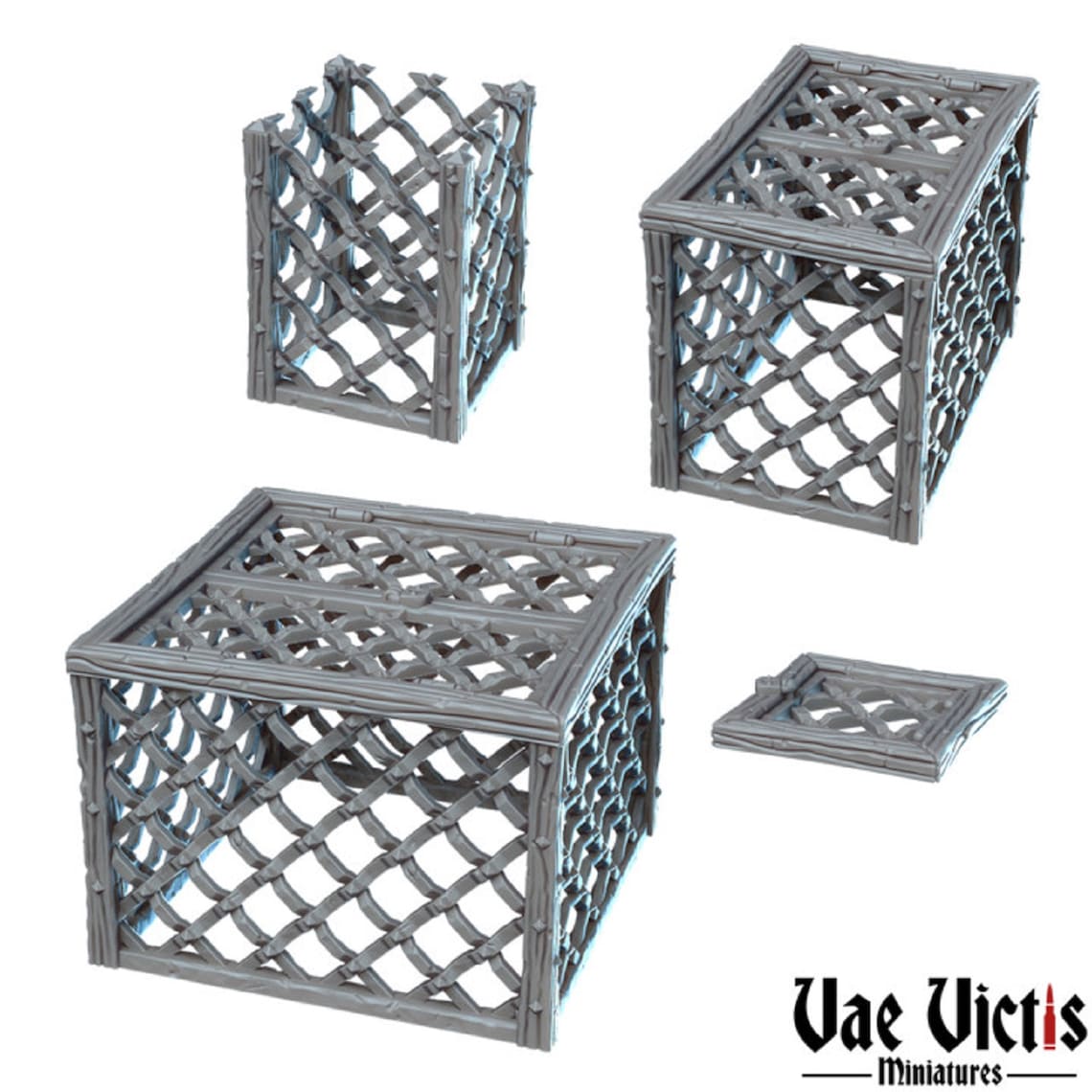 Prison Miniature Set for Dnd Dungeons and Dragons 28mm or 32mm Scale ...