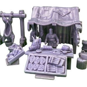 Butcher Market Stall, Meat Market, Dnd, Dungeons and Dragons, Tabletop ...