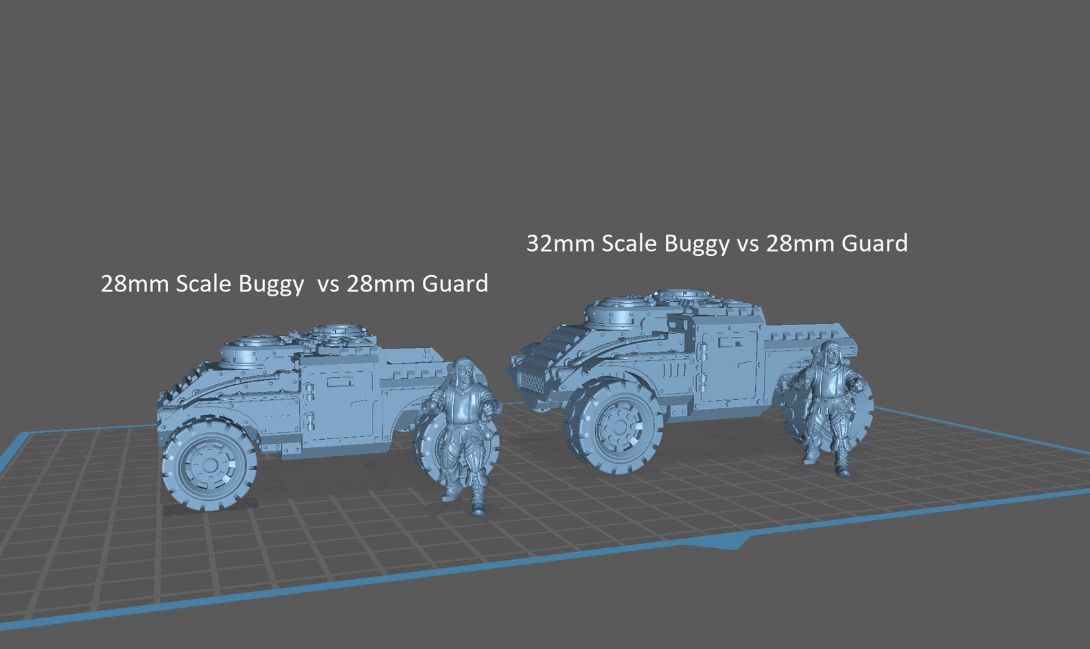 Outrider Buggy Miniature Dnd Dungeons and Dragons 28mm/32mm Tabletop ...