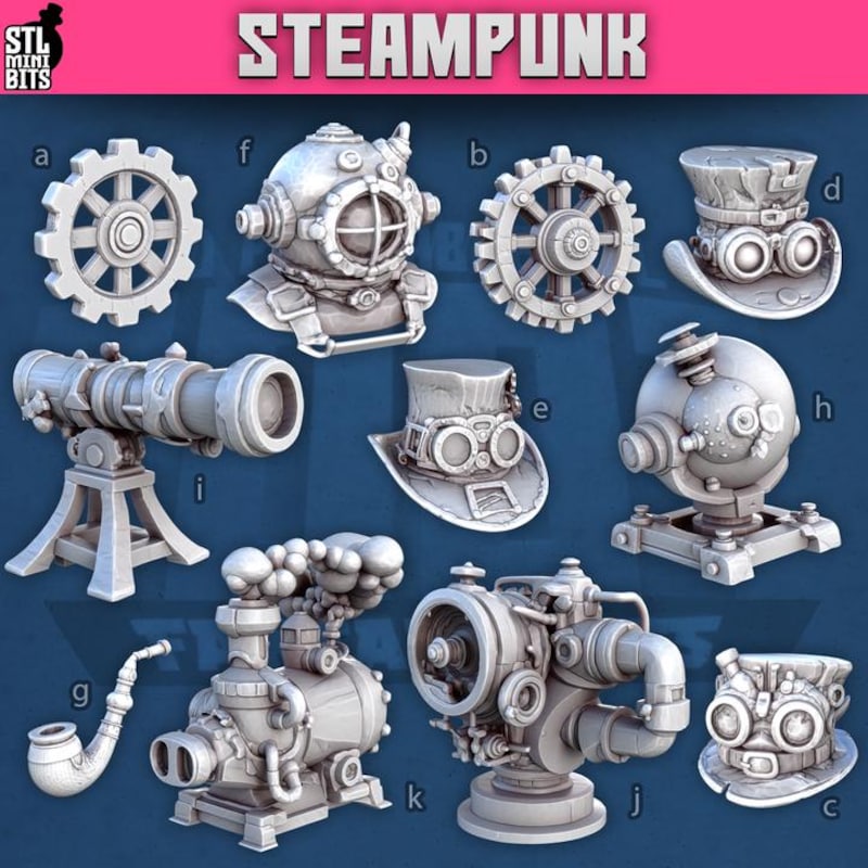 Steampunk Props Miniatures - Etsy