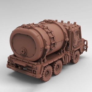 Sci Fi Tanker Truck Miniature for Futuristic Tabletop RPG Games 28mm ...