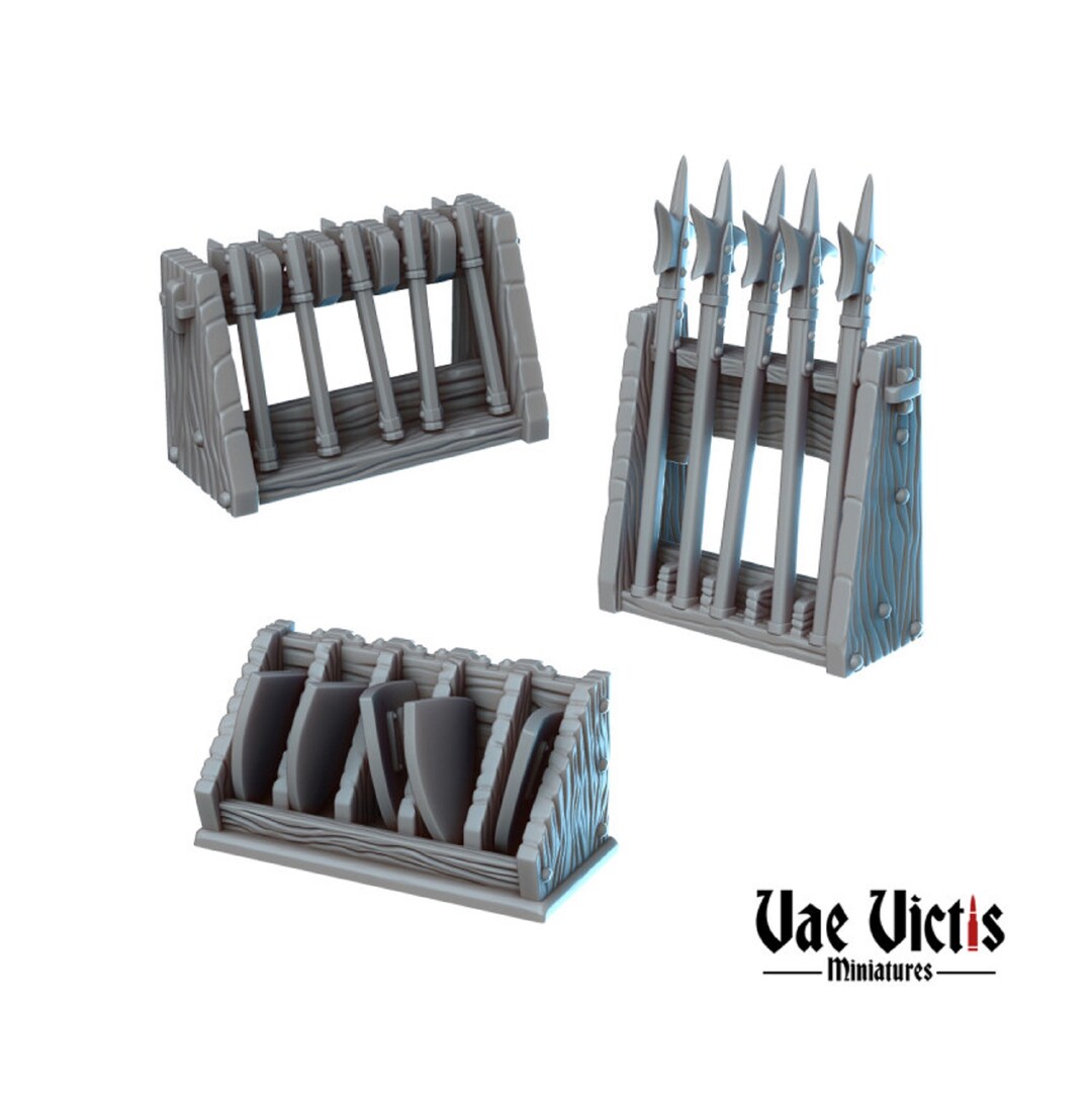 Miniature Weapons and Racks Dnd Dungeons and Dragons 28mm/32mm Dnd ...
