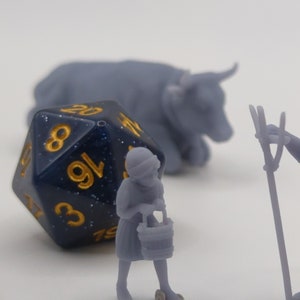 Barnyard Miniature Set for Dnd, Dungeons and Dragons, Farm Scenes ...