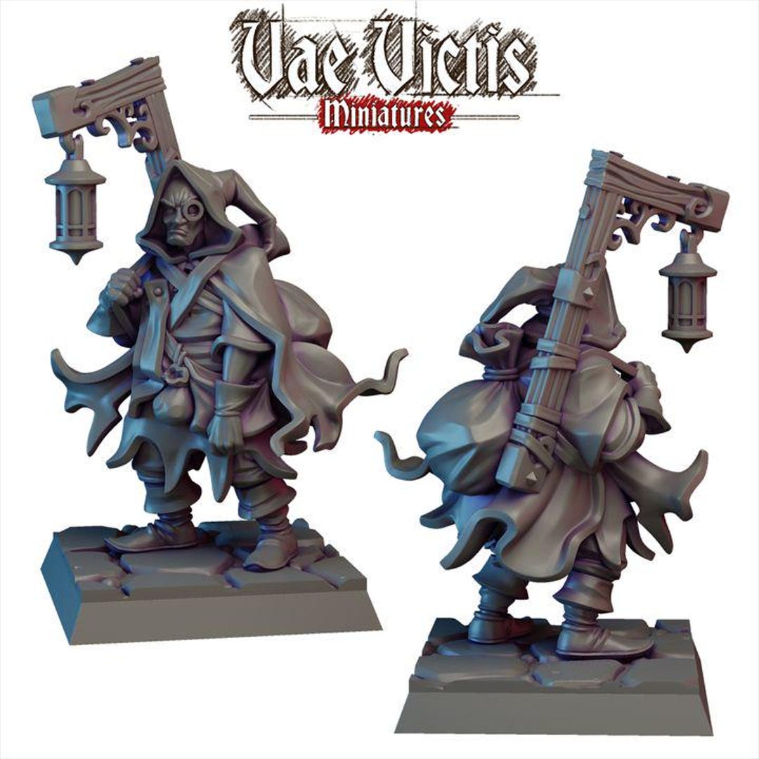 Scavenger Miniature for Dnd Dungeons and Dragons 28mm/32mm Scale Grumpy ...