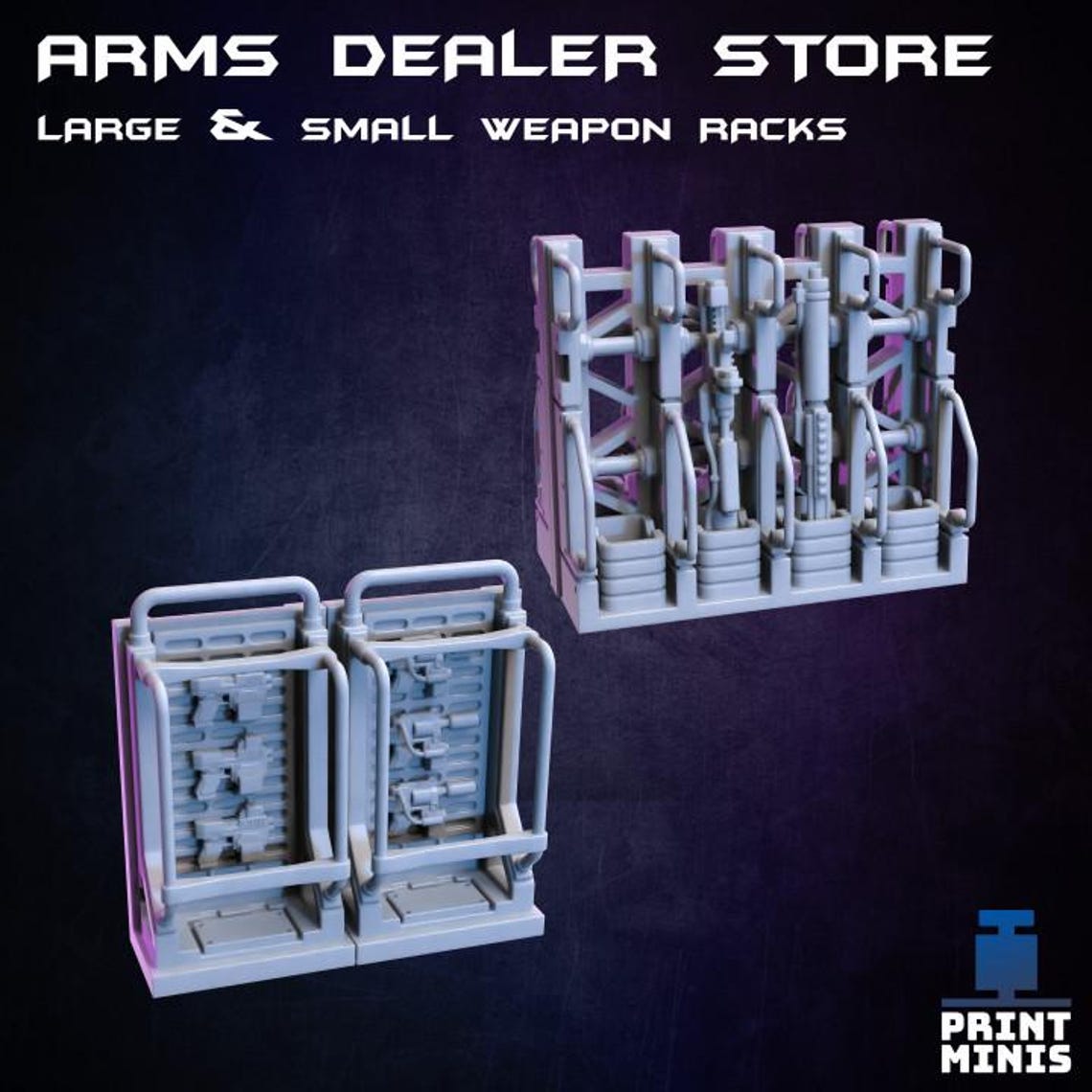 The Arms Dealer Store 28mm/32mm Weapons Merchant TTRPG Wargame Terrain ...