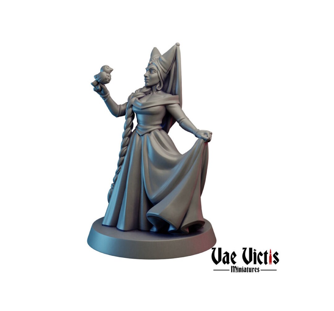 Lady Bird Female Townsfolk Dnd Dungeons and Dragons 28mm/32mm TTRPG ...