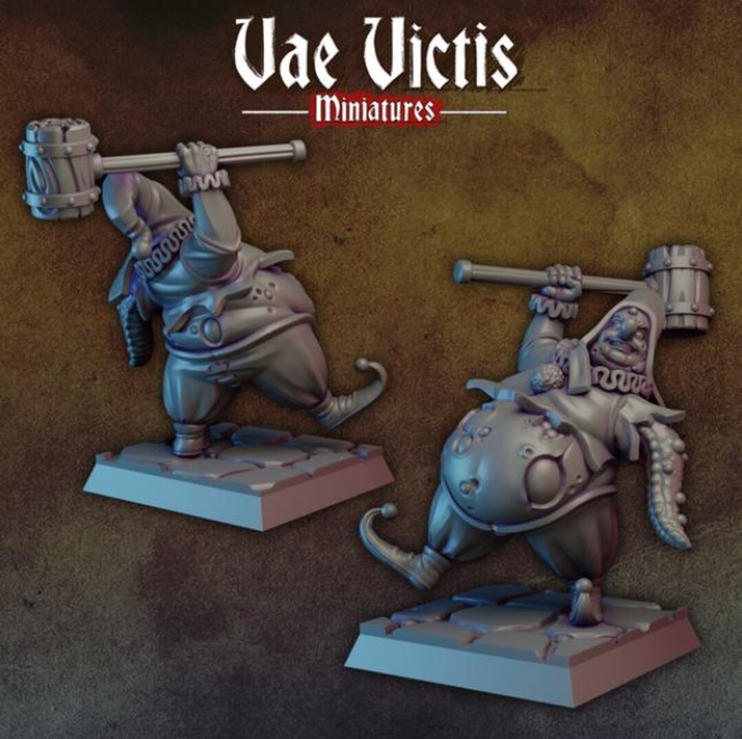 Corrupted Clown Miniature Dnd Dungeons and Dragons 28mm/32mm Dnd ...