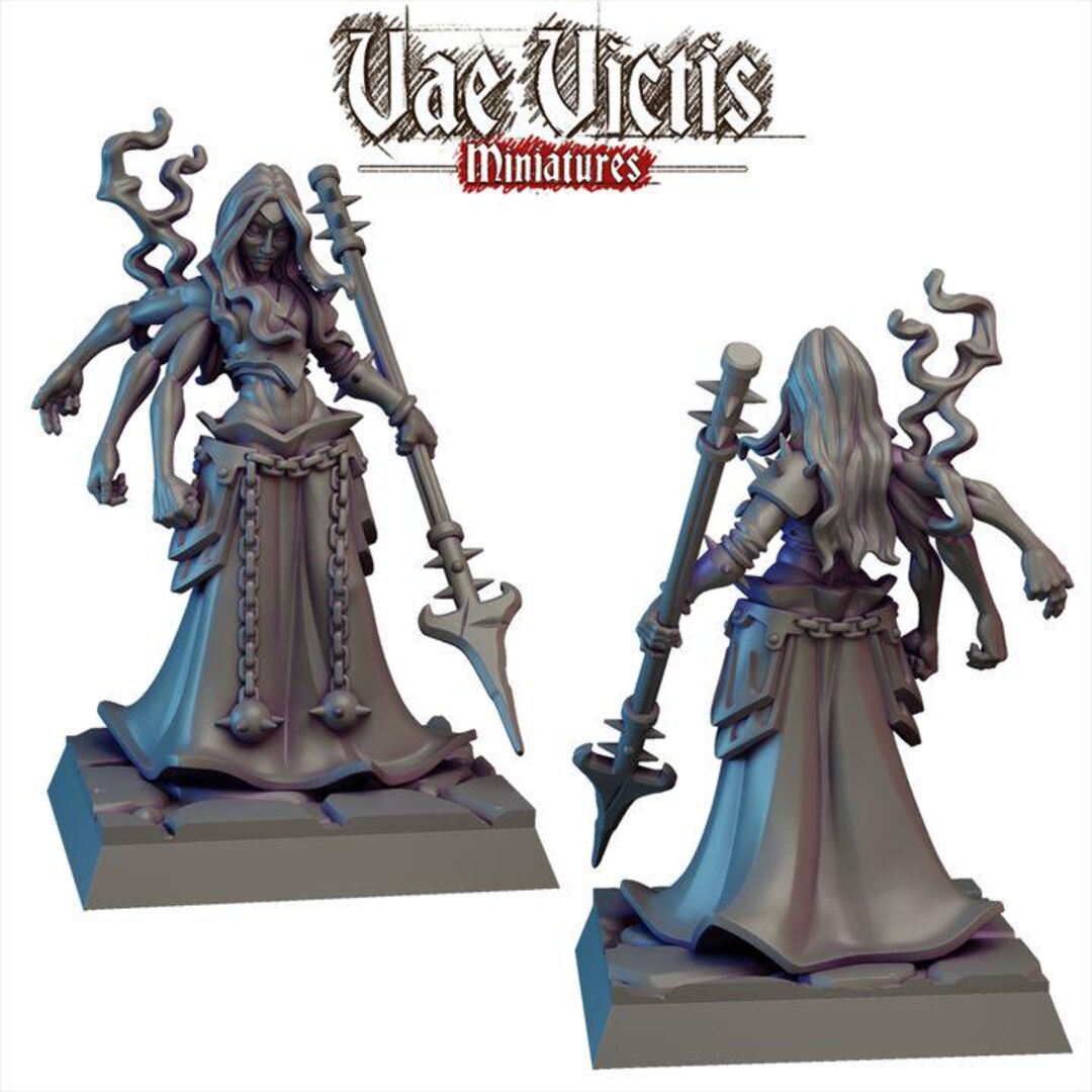 Possessed Matriarch Miniature for Dnd Dungeons and Dragons 28mm/32mm ...