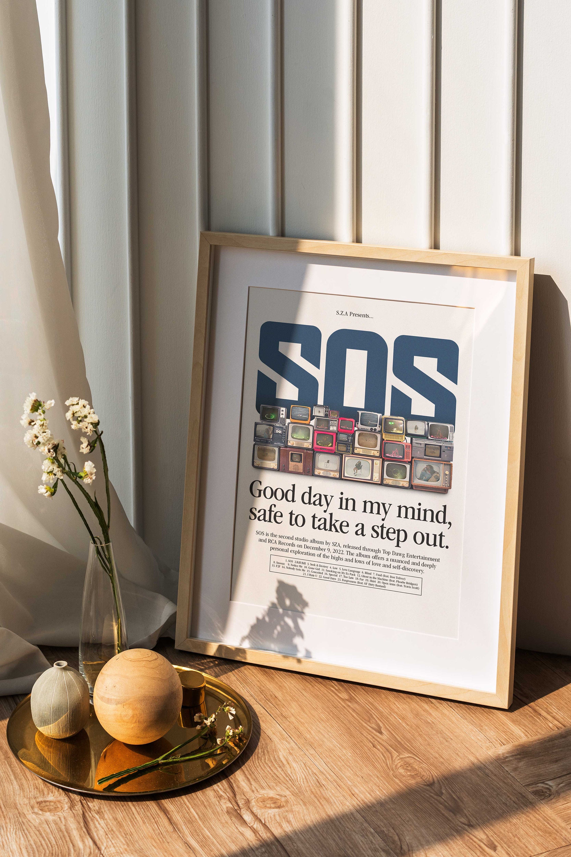 SZA SOS Poster, Sza Sos Tour, Sos Tour 2023, Sza Track List Poster ...