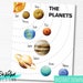 Classroom Solar System Chart- Instant Download Wall Art - Homeschool ...