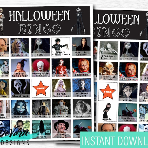 Halloween Bingo - Etsy