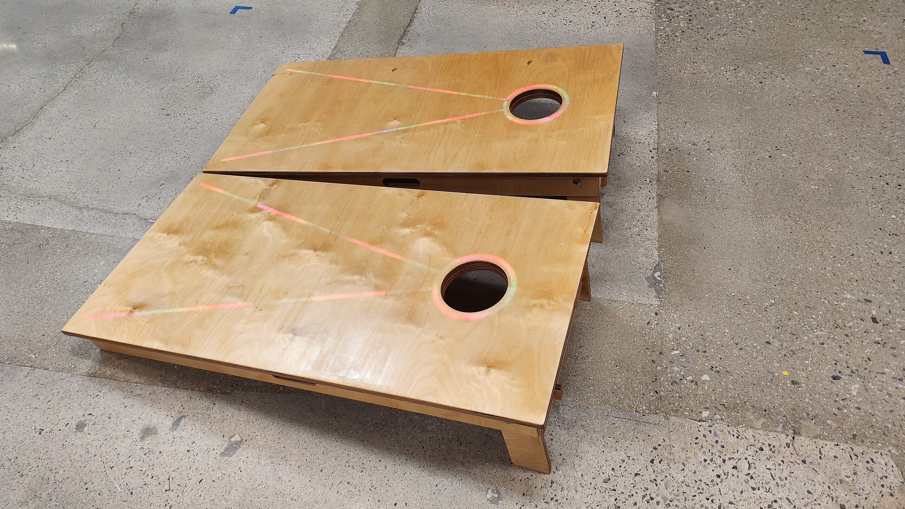 LED Light up Cornhole Boards - Etsy