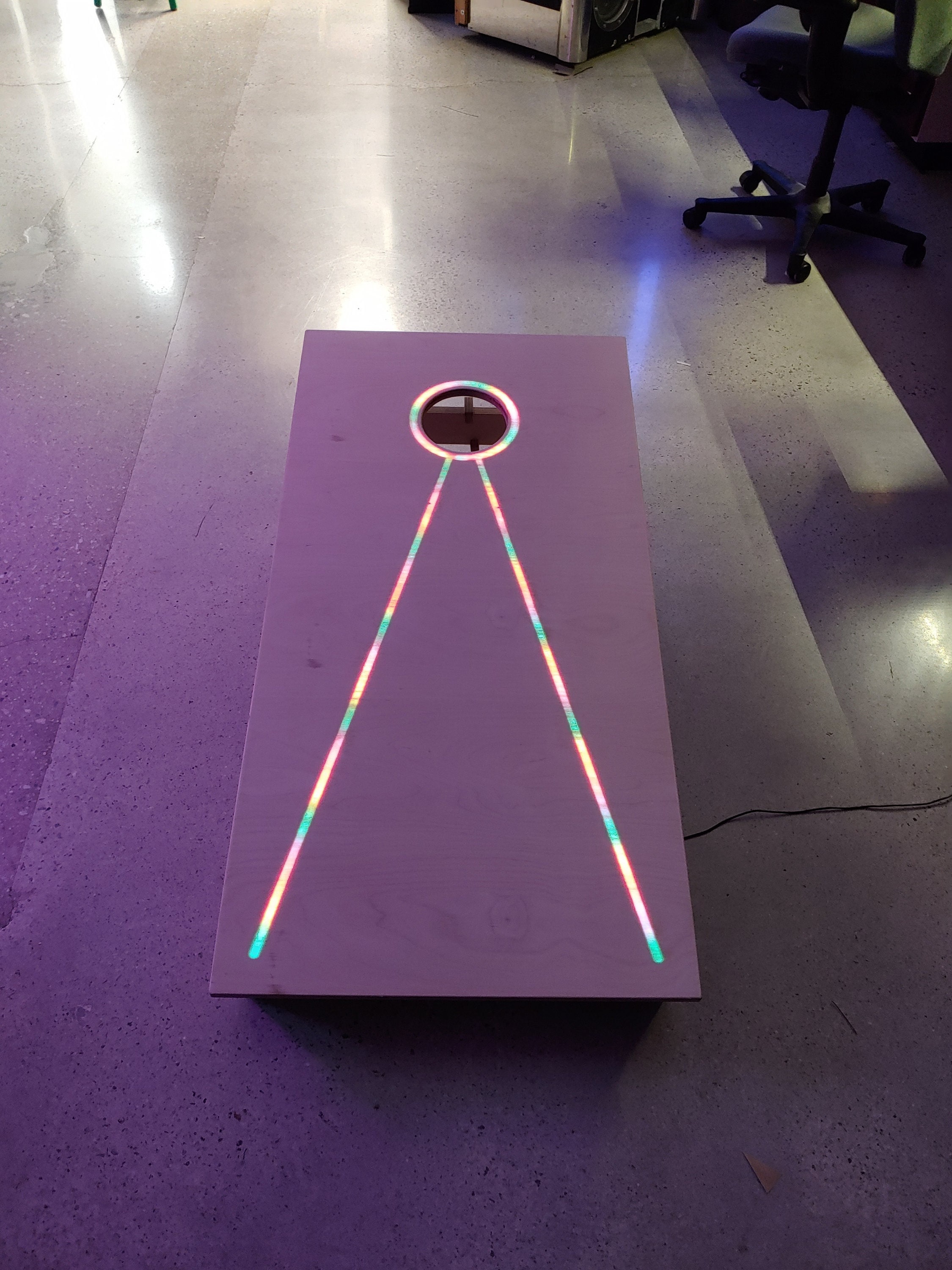 LED Light up Cornhole Boards - Etsy