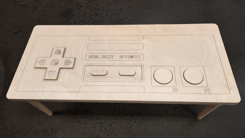 Nintable: Functional Giant NES Controller Coffee Table - Etsy