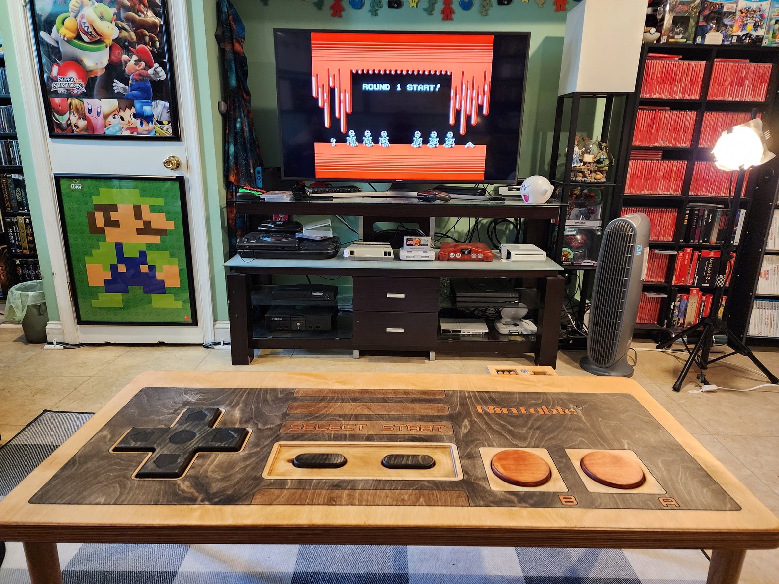 Nintable: Functional Giant NES Controller Coffee Table - Etsy