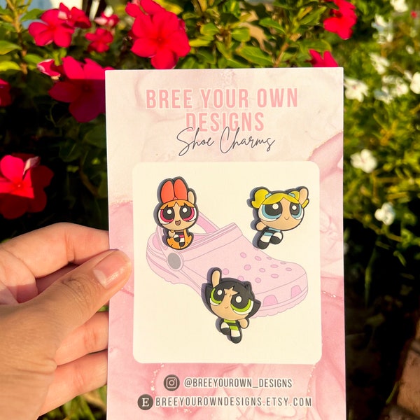 Powerpuff Girls Crocs - Etsy