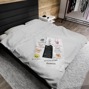 Personalized STAY Fandom Blanket Kpop Lover Sentimental Quotes Favorite ...
