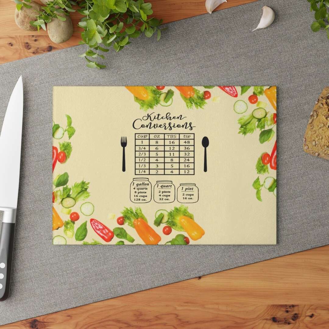 Glass Cutting Board Kitchen Conversions Tempered Glass Cutting Board ...